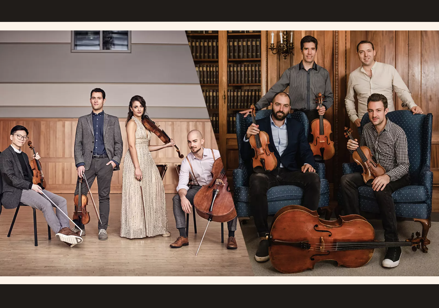 The Dover Quartet and Escher String Quartet | Soka Performing Arts Center